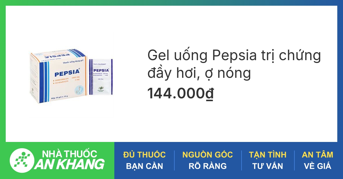 Gel uống Pepsia trị chứng đầy hơi, ợ nóng (30 gói x 10g) - 11/2024 ...