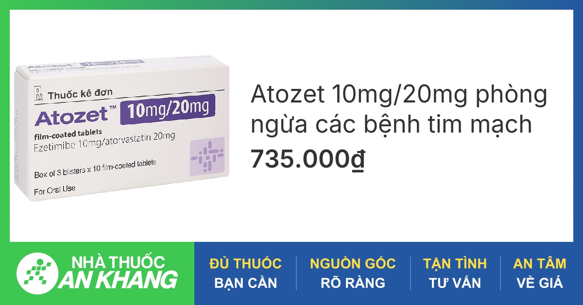 Atozet 10mg/20mg phòng ngừa các bệnh tim mạch (3 vỉ x 10 viên) - 07/ ...