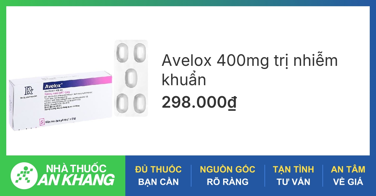 Avelox 400mg trị nhiễm khuẩn (1 vỉ x 5 viên) - 02/2025 ...