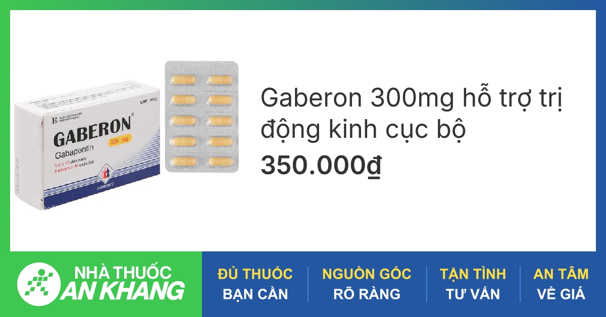 Gaberon 300mg hỗ trợ trị động kinh cục bộ (5 vỉ x 10 viên) - 07/2024 ...