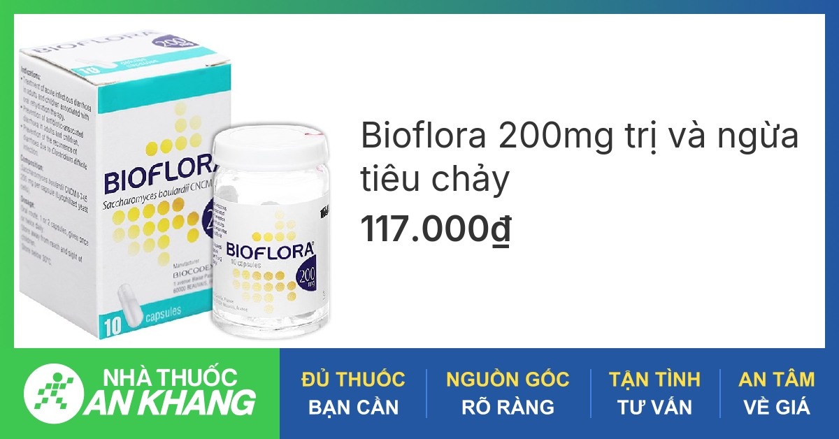 Bioflora 200mg trị và ngừa tiêu chảy lọ 10 viên - 04/2024 ...