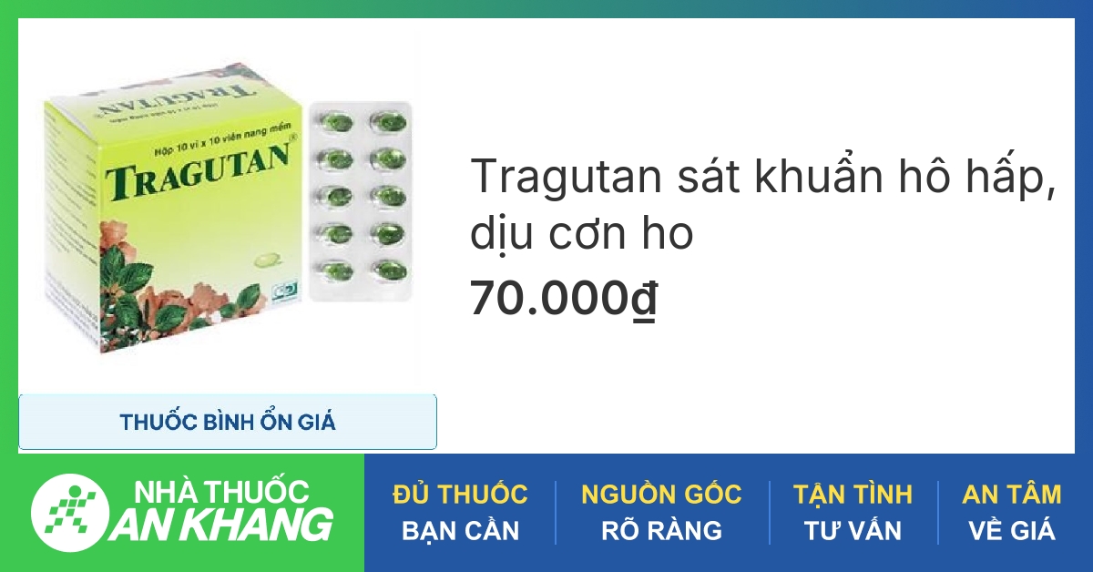 Tragutan sát khuẩn hô hấp, dịu cơn ho (10 vỉ x 10 viên) - 08/2025 ...