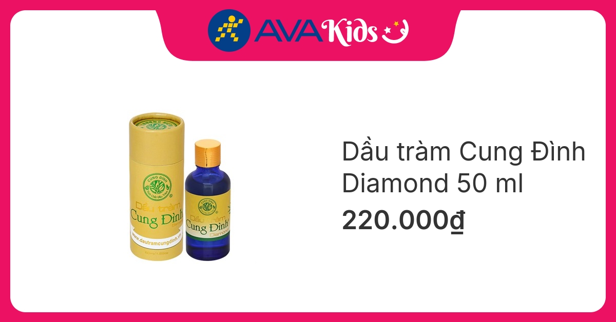 Dầu tràm Cung Đình Diamond 50 ml mua tổng bill 199k tặng 1 hũ tổ yến ...