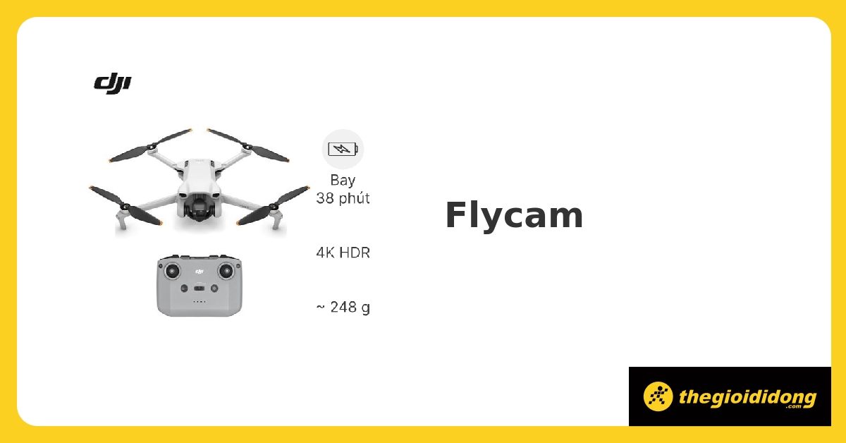 Flycam | Drone chính hãng, giá tốt, góp 0%, bảo hành 12 tháng - 04/2025
