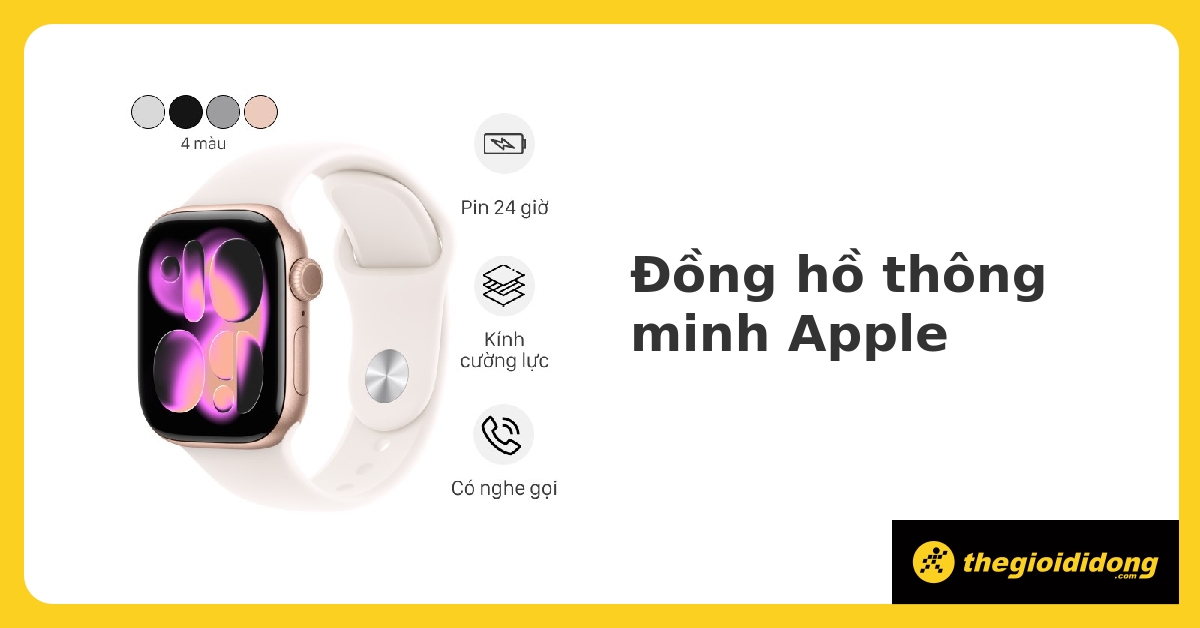 Đồng hồ Apple Watch Series 9 chính hãng, giảm đến 800K, có trả góp - 07 ...