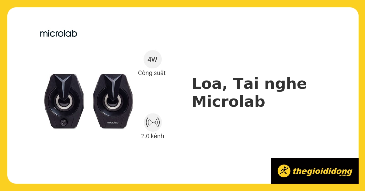 Loa Microlab chính hãng, giá rẻ, chất lượng cao. - 04/2025