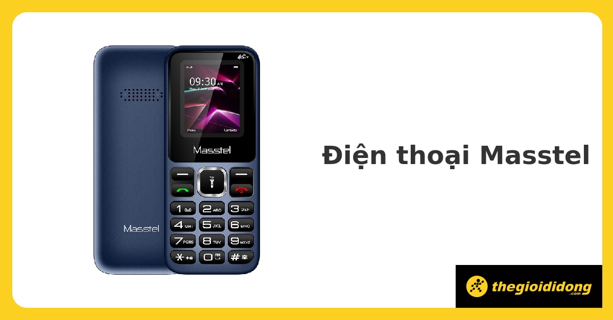 Điện thoại Masstel chính hãng, giá rẻ, mua trả chậm 0% lãi suất - 01/2025