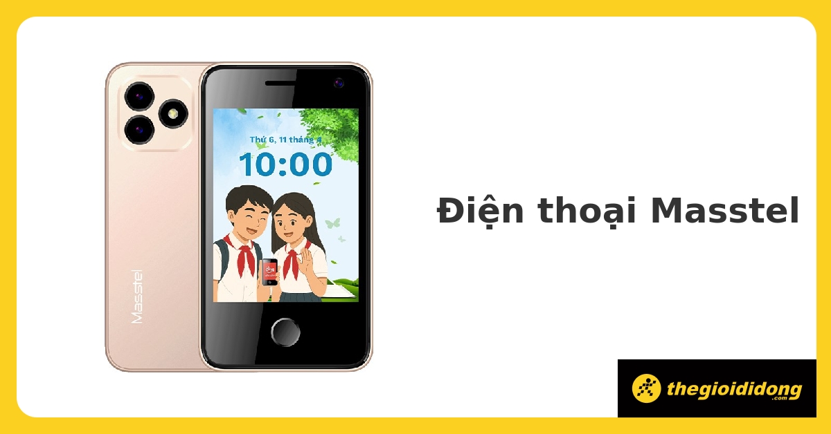 Điện thoại Masstel chính hãng, giá rẻ, mua trả chậm 0% lãi suất - 01/2025