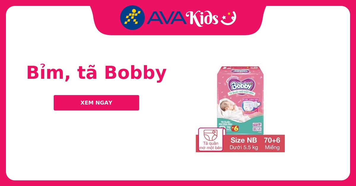 Bỉm, tã Bobby Dòng sản phẩm Bobby Antimos xua muỗi chất lượng, chính ...
