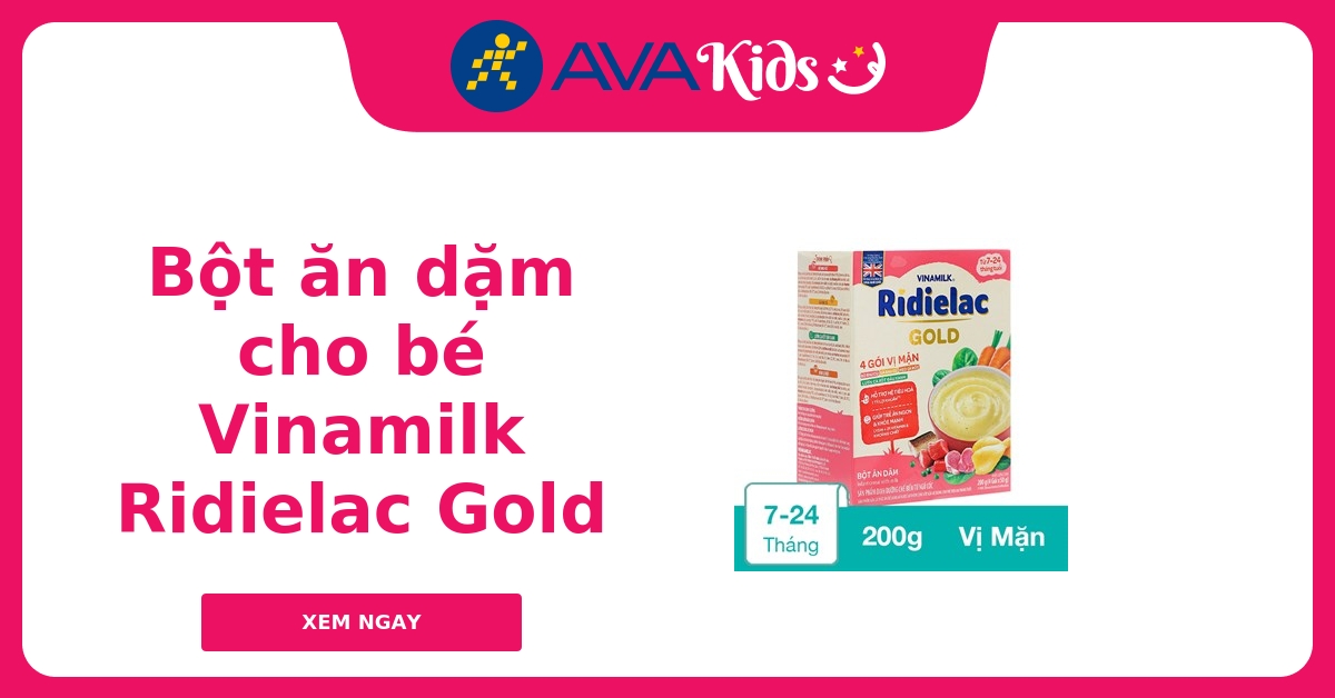 Thế giới ăn dặm cho bé Vinamilk Ridielac Gold chính hãng 100% giá tốt ...