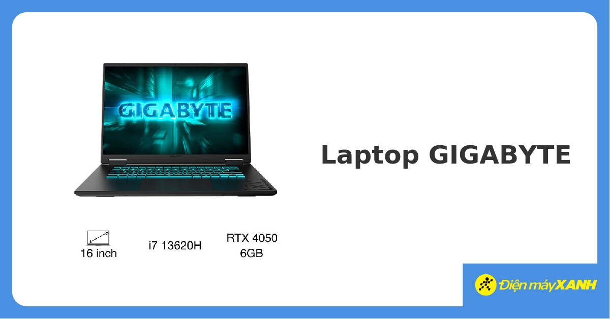 Laptop Gigabyte sử dụng card GeForce RTX 50 series chính hãng, trả góp ...