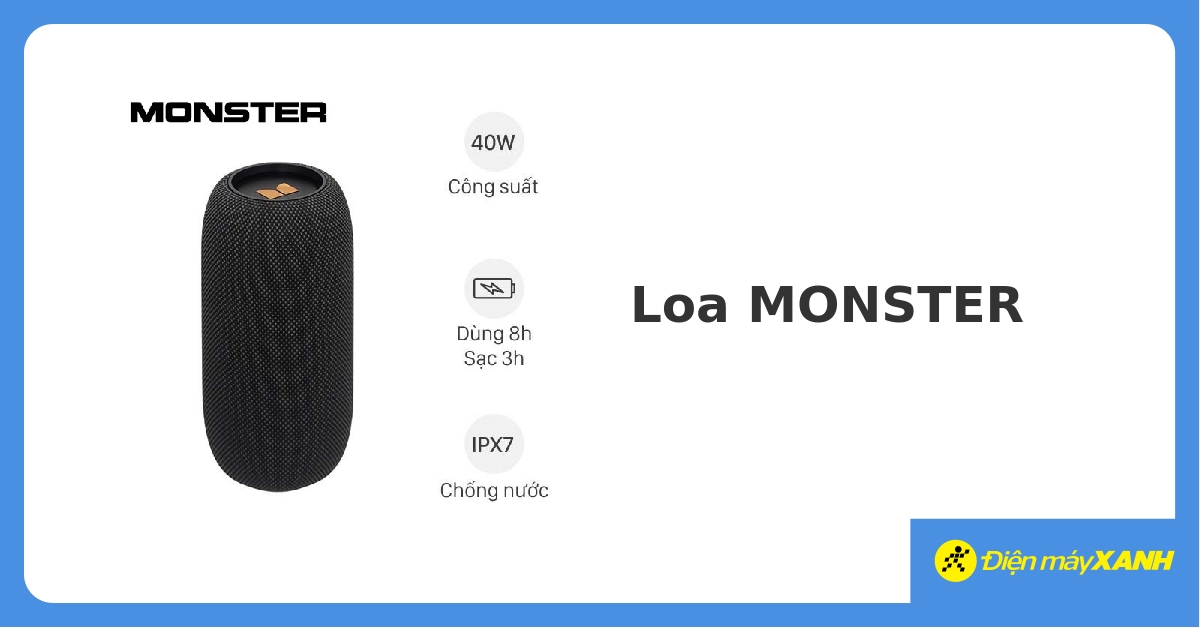 Loa Monster chính hãng, giá rẻ, chất lượng âm thanh tốt - 12/2024