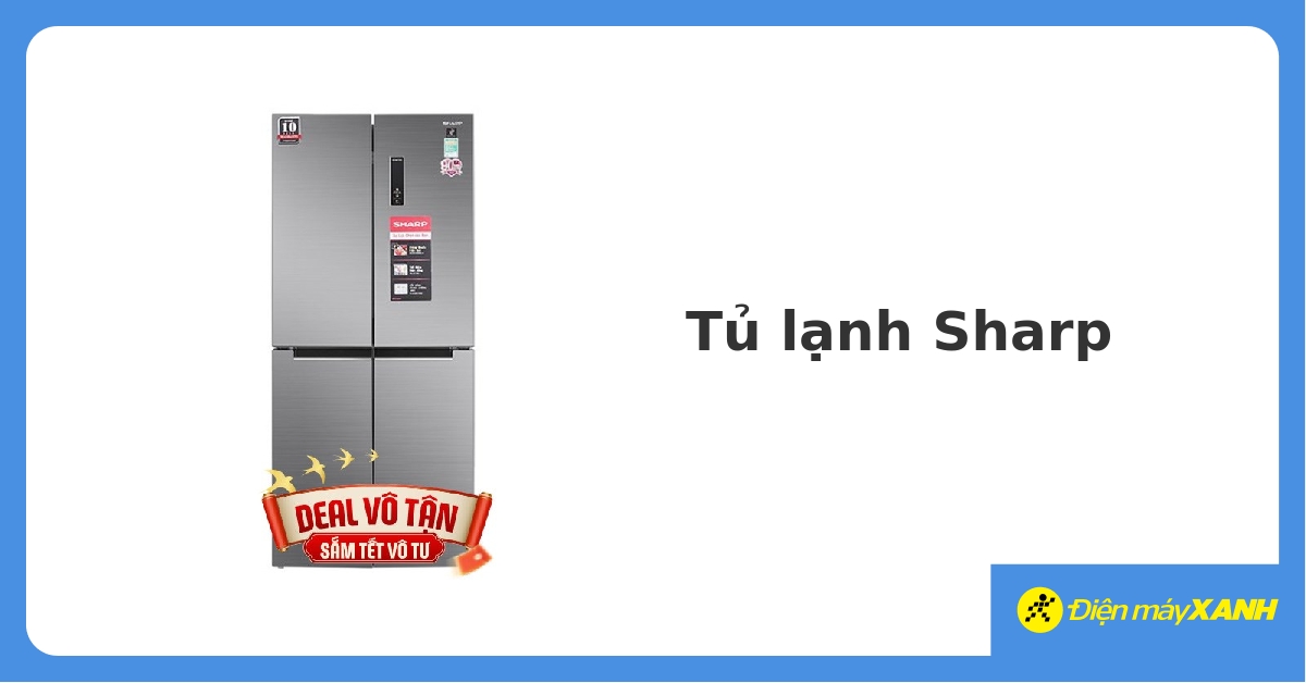 Tủ lạnh 2024 sharp giá rẻ, chính hãng - 11/2024