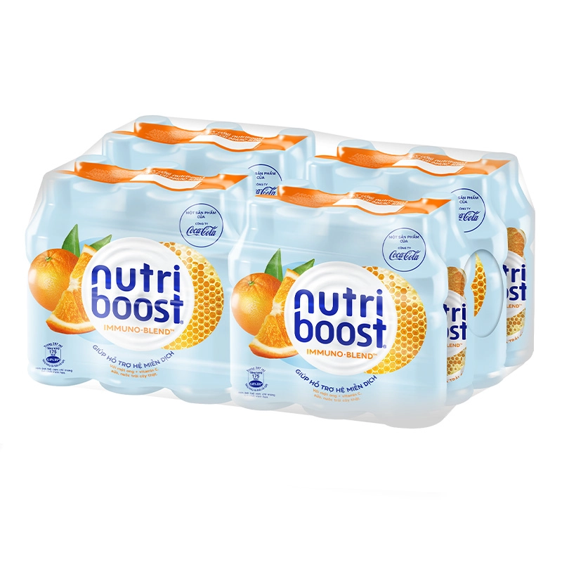 Thùng 24 chai sữa trái cây Nutriboost hương cam 297 ml chính hãng ...