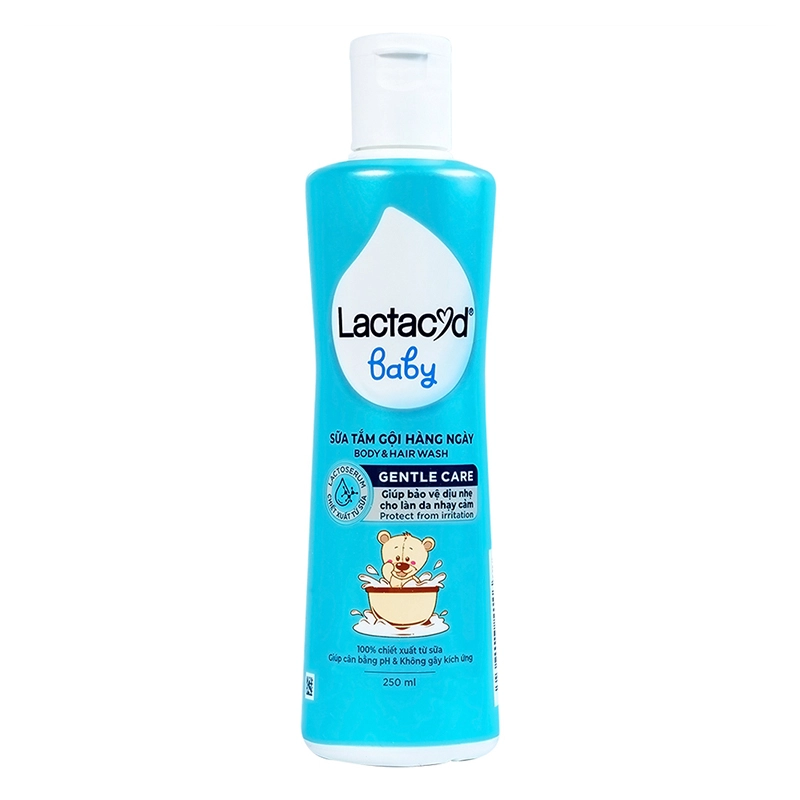 Sữa tắm gội cho bé Lactacyd Gentle Care an toàn, dịu nhẹ - AVAKids.com