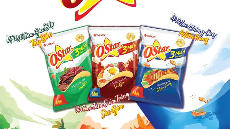 Có gì đặc biệt trong Snack O'Star 3 miền chất việt mới