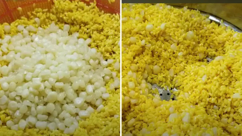 Cách nấu xôi xéo ngô thơm ngon, dẻo, đẹp mắt cho bữa sáng