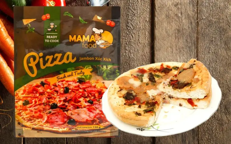 Thưởng thức pizza tại nhà với pizza đông lạnh Mama Food