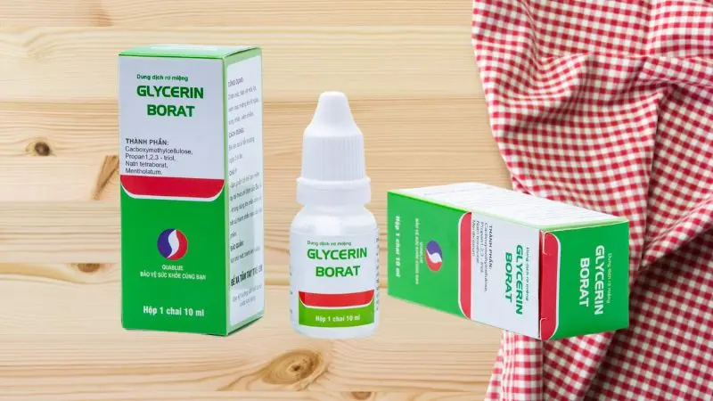 Cách sử dụng dung dịch glycerin borat làm sạch họng cho trẻ bị tay chân ...