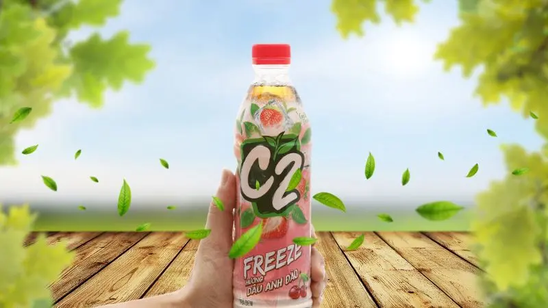 Sảng khoái tức thì với các loại trà đen C2 Freeze cực mát lạnh