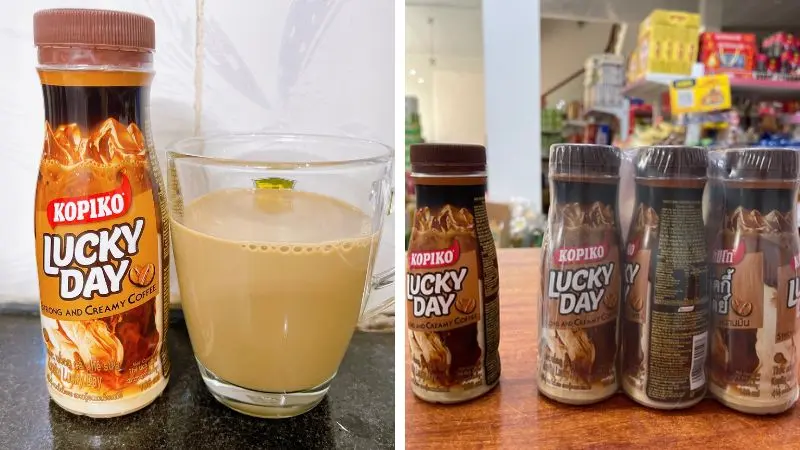 Siêu phẩm cà phê sữa đóng chai Kopiko Lucky Day thơm ngon, bạn đã thử?