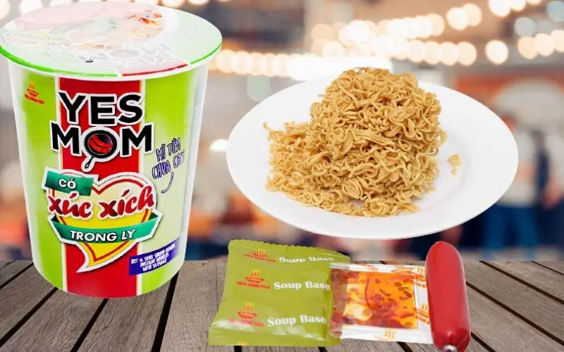 Mì YES MOM có những hương vị nào