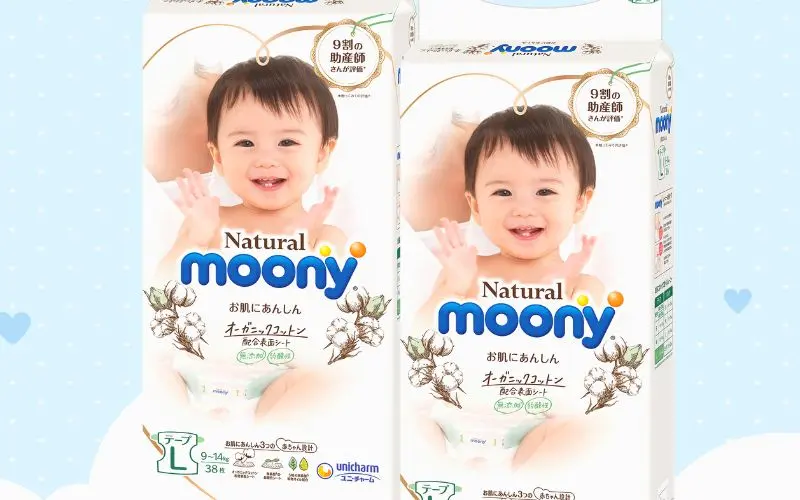 Bỉm Moony Natural trắng có mấy loại? Dùng cho bé độ tuổi nào?