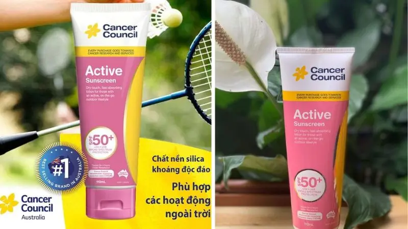 Top 8 kem chống nắng Cancer Council đáng mua nhất hiện nay