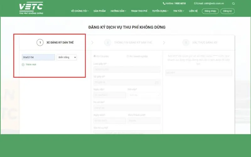 Hướng dẫn cách đăng ký thẻ VETC đơn giản, nhanh chóng