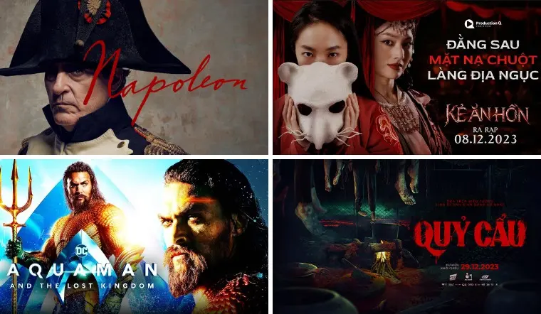 10 phim đổ bộ rạp chiếu tháng 12/2023: Kẻ Ăn Hồn, Aquaman 2 được mong chờ