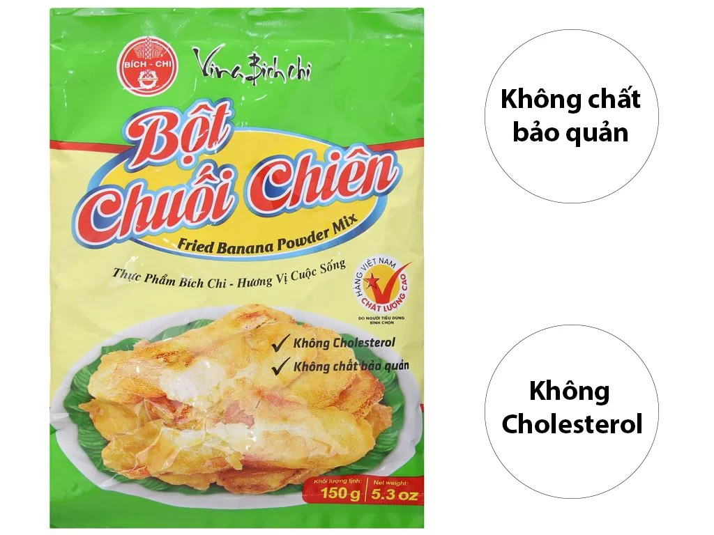 Bột chuối chiên Bích Chi gói 150g giá tốt tại Bách hoá XANH