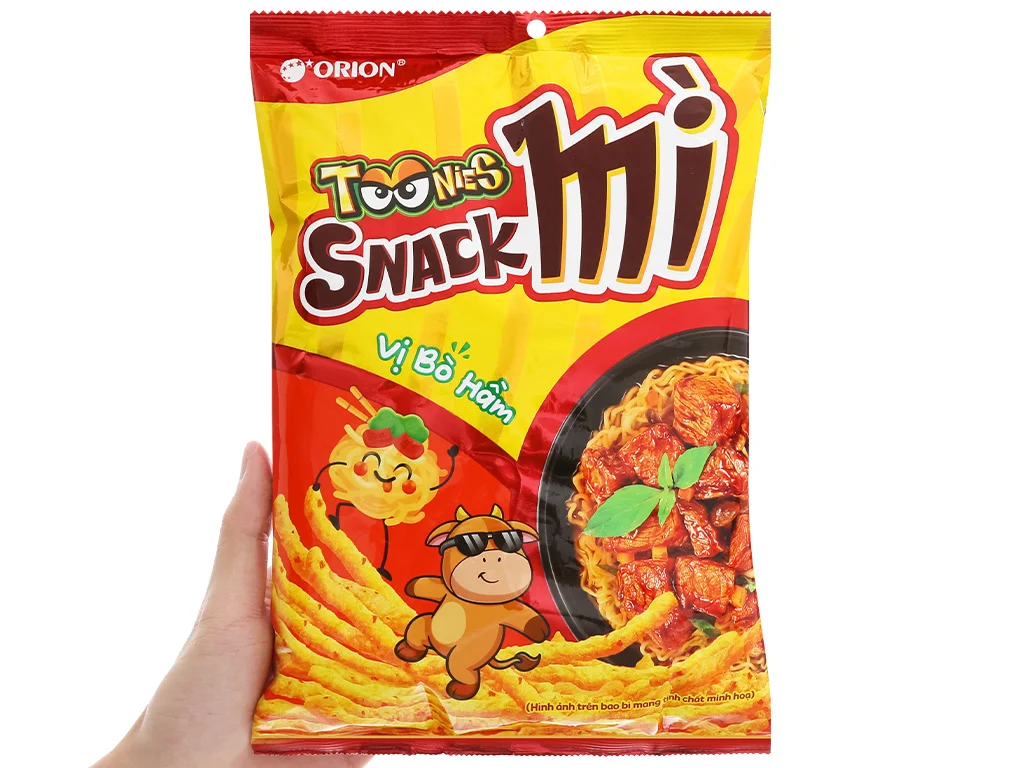 Snack mì vị bò hầm Toonies gói 60g tại Bách hóa XANH