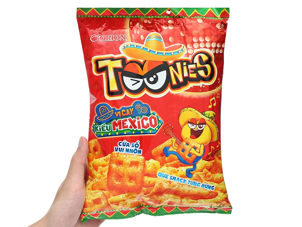 Snack vị cay kiểu Mexico Toonies gói 60g tại Bách hóa XANH