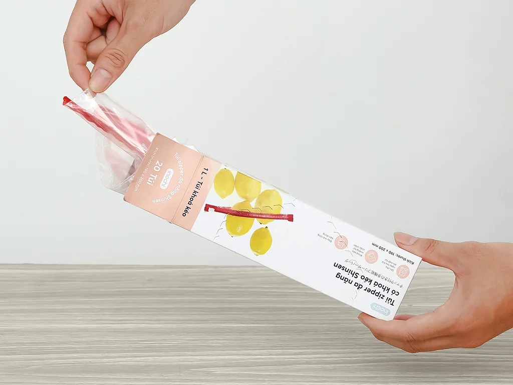 20 túi zipper khóa kéo đáy rộng Inochi tại Bách Hoá XANH