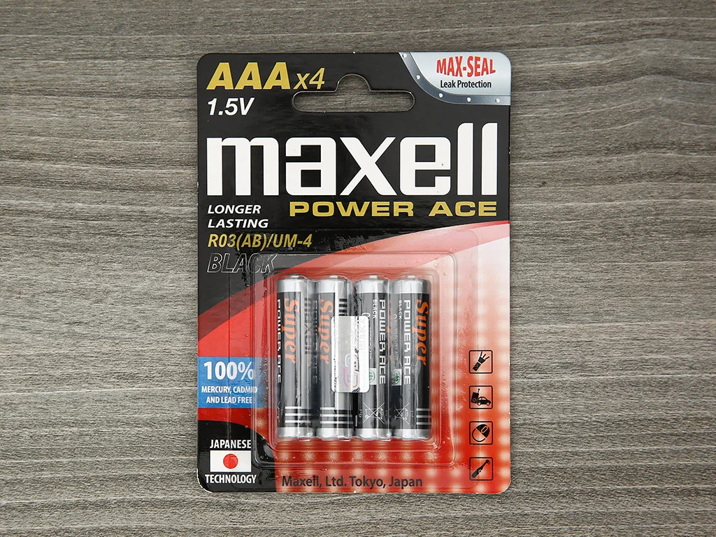 Vỉ 4 viên pin Maxell R03 3A giá tốt tại Bách Hoá XANH