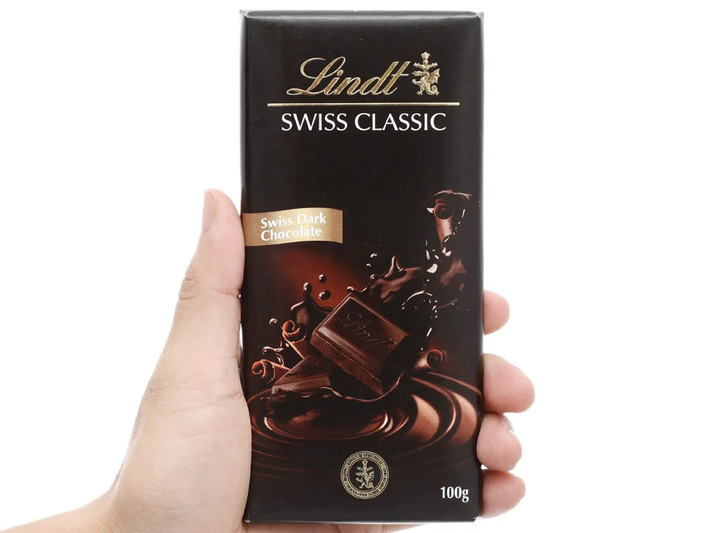 Socola đen Lindt Swiss Classic thanh 100g tại Bách hoá XANH