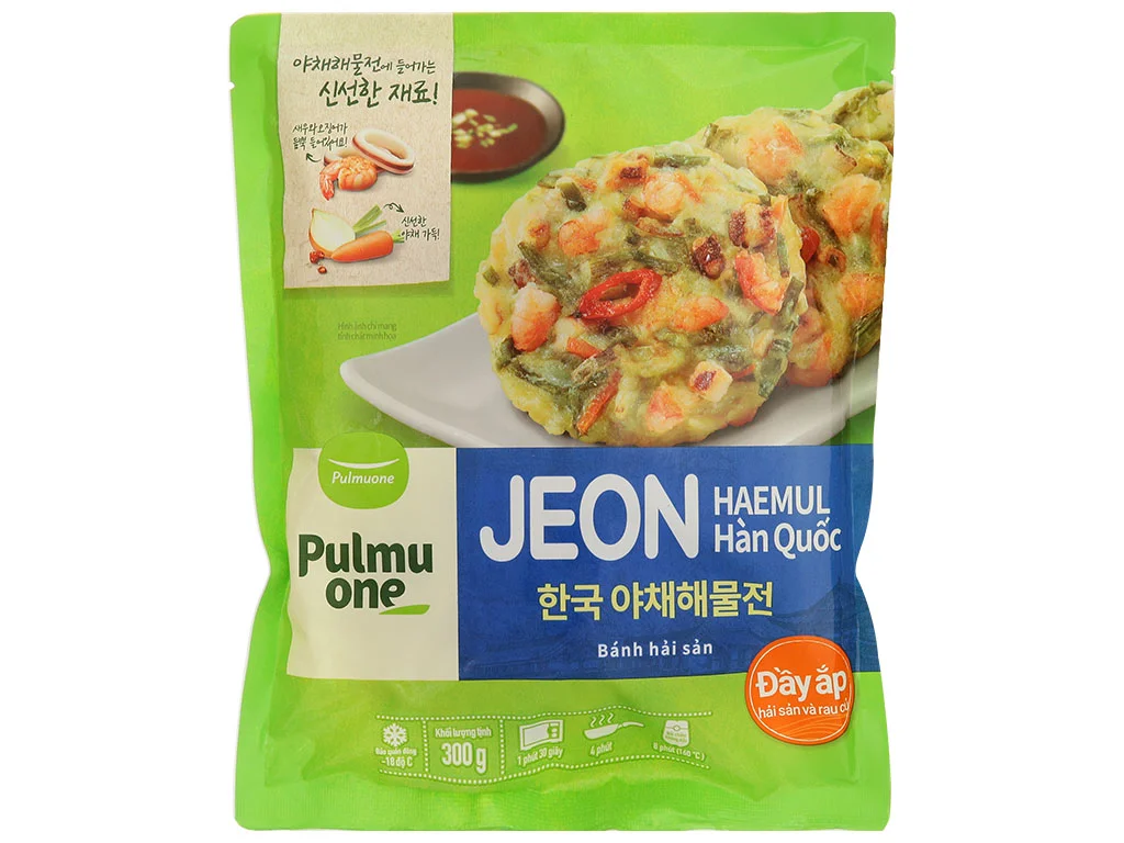 Bánh hải sản Jeon Haemul Hàn Quốc Pulmuone 300g