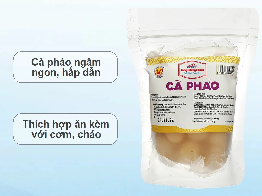 Cà pháo ngâm Sông Hương túi 250g Bách hóa XANH