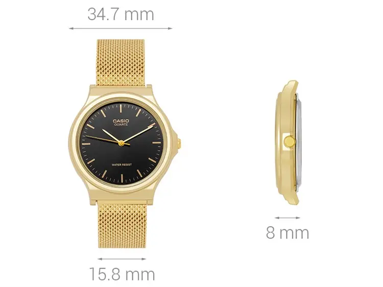 Mua Đồng hồ kim Nam dây kim loại Casio MQ-24MG-1EDF Đen cũ, rẻ hơn từ ...