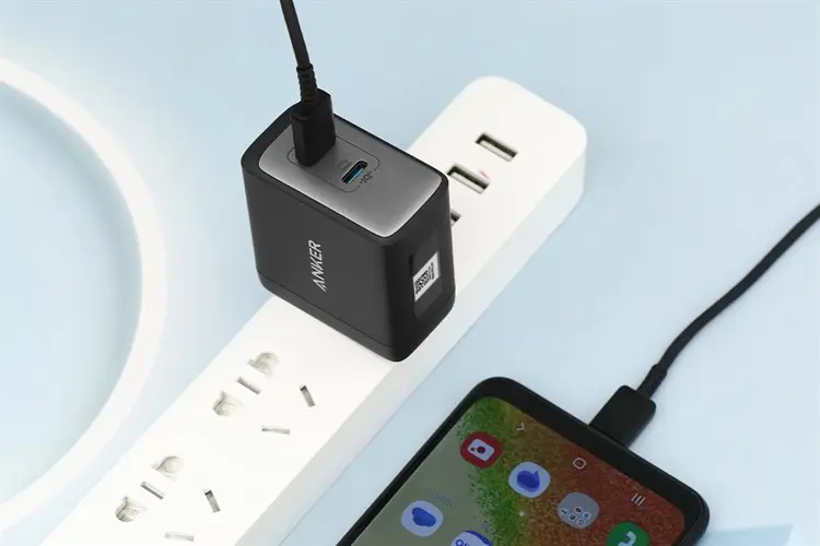 Mua Adapter Sạc 2 cổng Type C PD PPS GaN II 65W Anker PowerPort III ...
