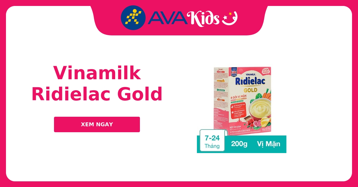 Vinamilk RiDielac Gold kinh doanh các sản phẩm bột ăn dặm chính hãng ...